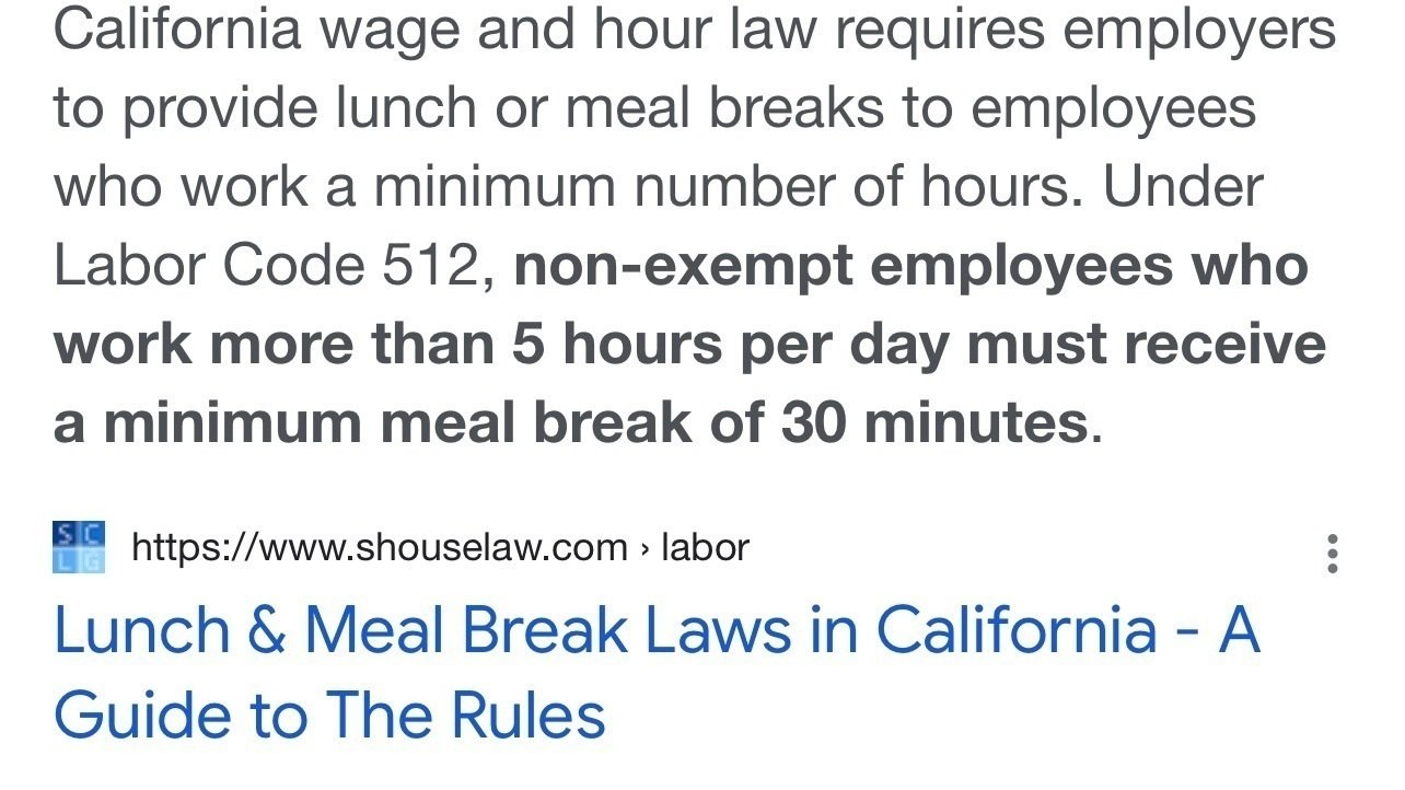 Petition · Lunch Break Option - United States · Change.org