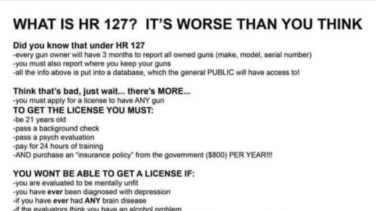 Petition · End HR-127 - United States · Change.org