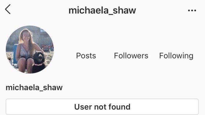 Petition · Allow access to Michaela_Shaw Instagram account - United ...
