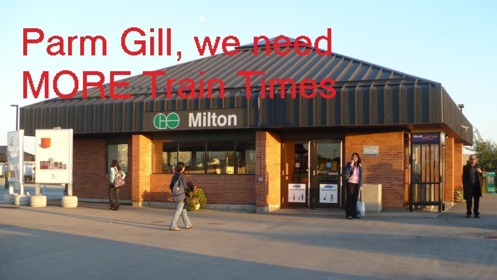 Petition · Urge MP Parm Gill to Increase GO Train Schedules in Milton ...