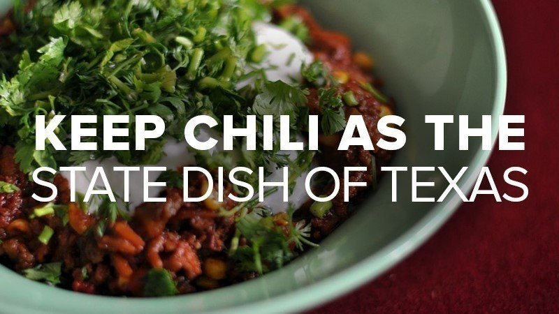 Petition · Keep Chili as the State Dish of Texas - United States ...