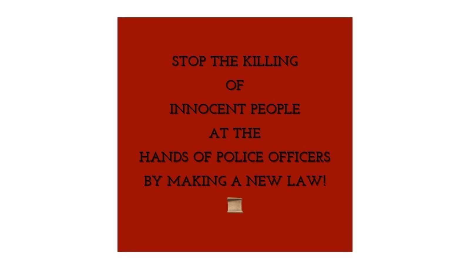 Petition · Proposal for a new law to stop the use of unlawful excessive ...