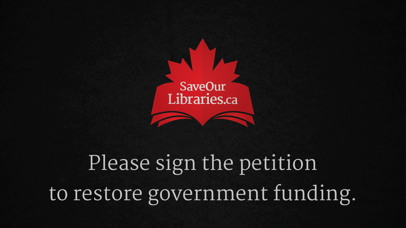Petition · Save Our Libraries: Stop the cuts to SOLS and Ontario ...