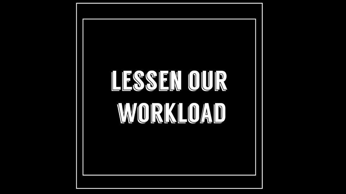 Petition · Lessen the work-load provided by our school to lessen the ...