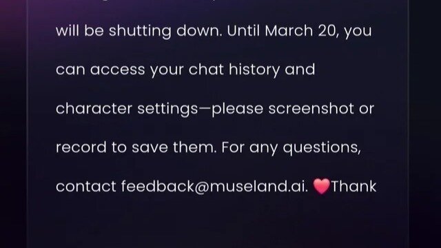 Pétition · Prevent the Ban of Museland AI on March 20th - Canada ...