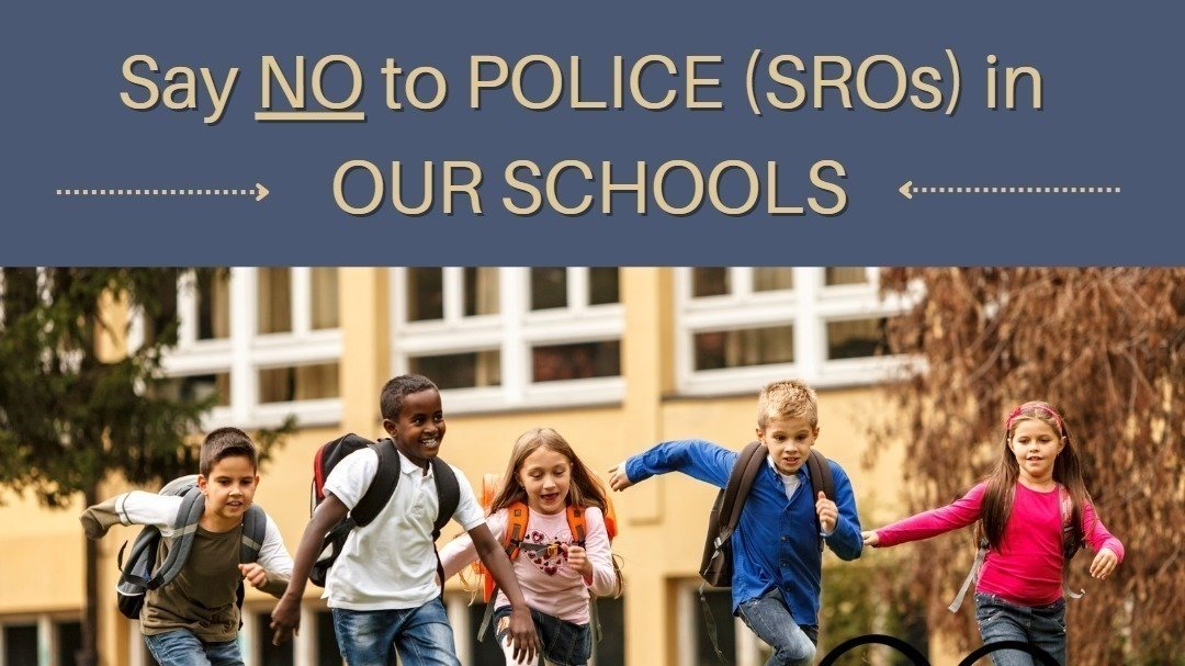 Petition · No to POLICE ENFORCEMENT in our SCHOOLS - United States ...