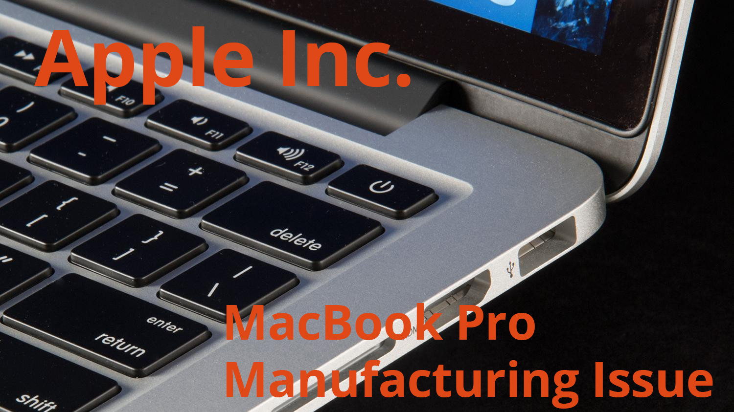 Petition · Replace/Recall MacBook Pro models with manufacturing issue ...