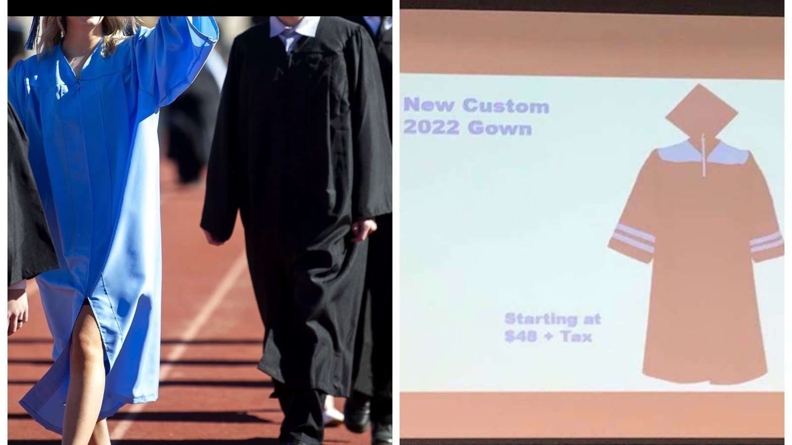 Petition · Original Blue and Black Cap and Gowns- Boycott the new ...