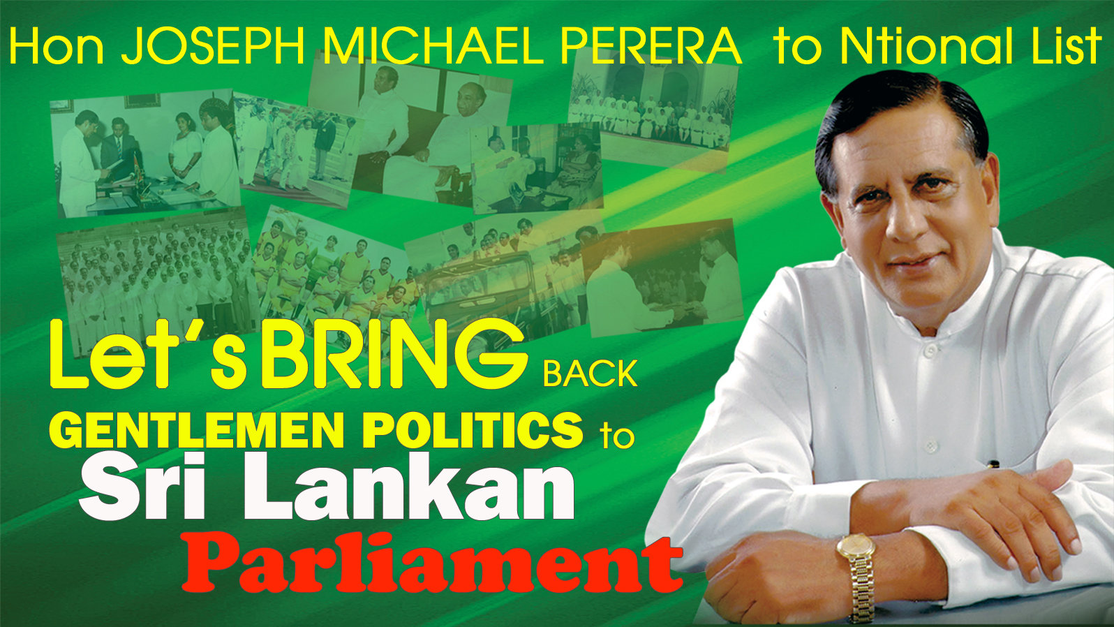 Petition · We need Hon Joseph Michael Perera in Sri Lankan Parliament ...