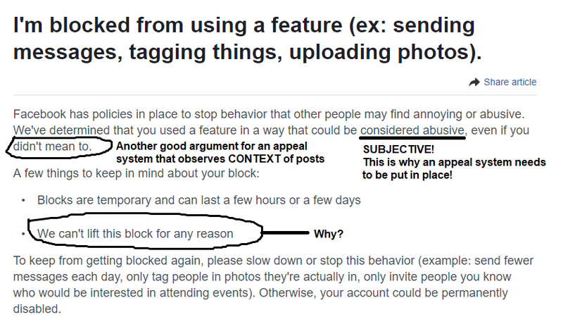 Petition · Facebook: Create A Post Block Appeal System So People Can ...