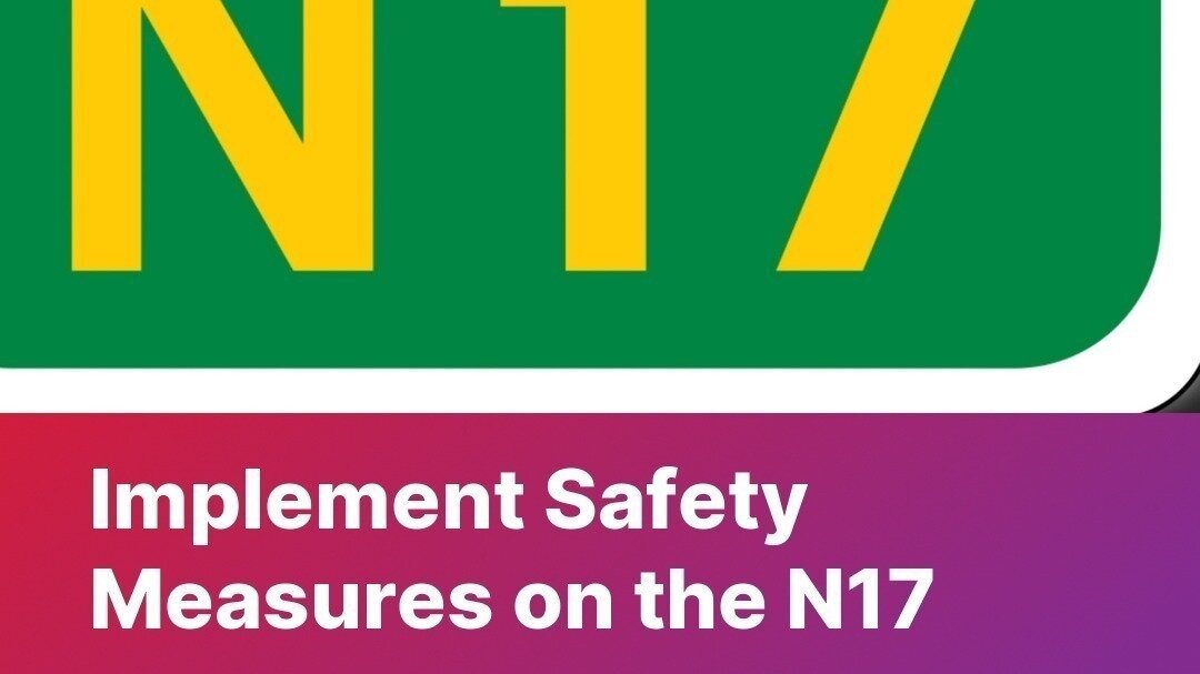 Petition · Implement Safety Measures on the N17 - Ireland · Change.org