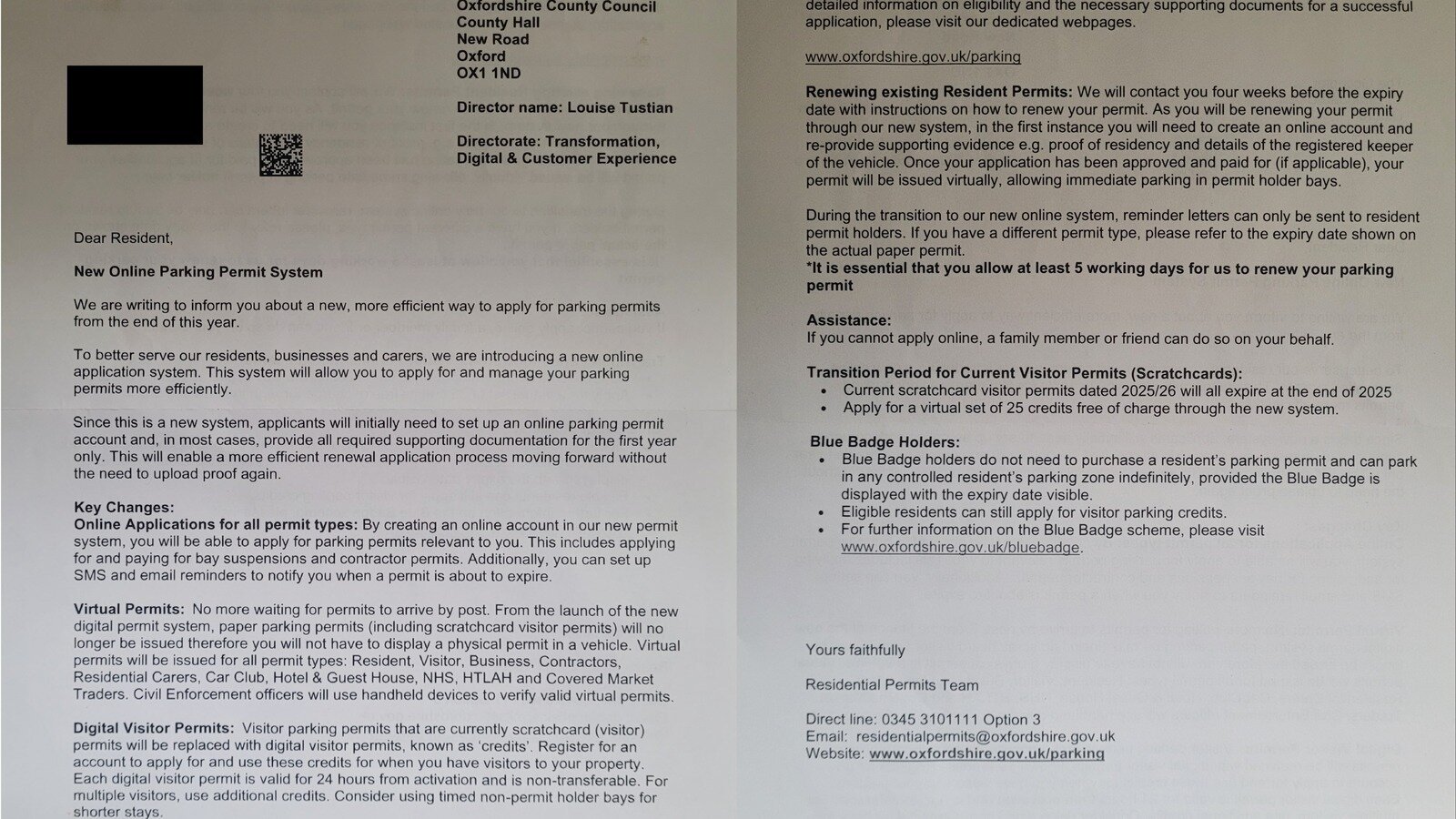 Petition · Oppose Oxfordshire County Council's Replacement of Visitor Scratch-Card Parking ...