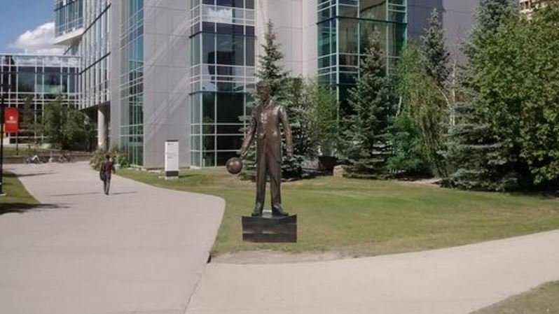 Petition · Tesla statue at the University of Calgary Campus in Calgary ...