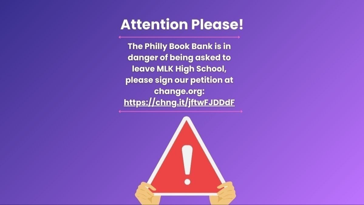 Petition · Petition to Keep the Philly Book Bank at MLK High School ...