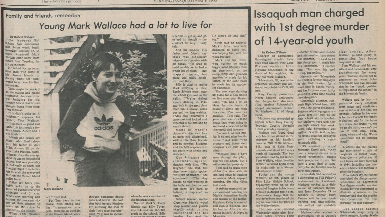 Petition · Keep Mark Wallace's killer in prison to serve out his life ...