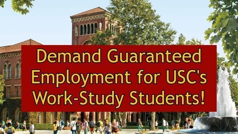 Petition · Pay out Federal Work-Study awards for USC Students affected ...