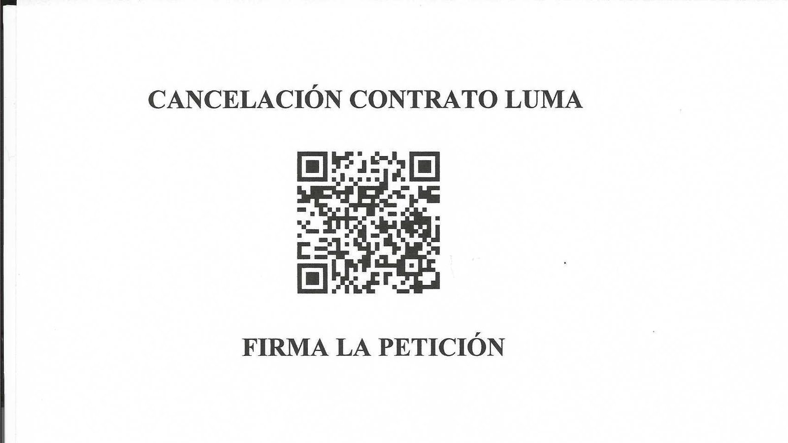 Petition update · CANCELACIÓN CONTRATO LUMA ENERGY en Puerto Rico ...
