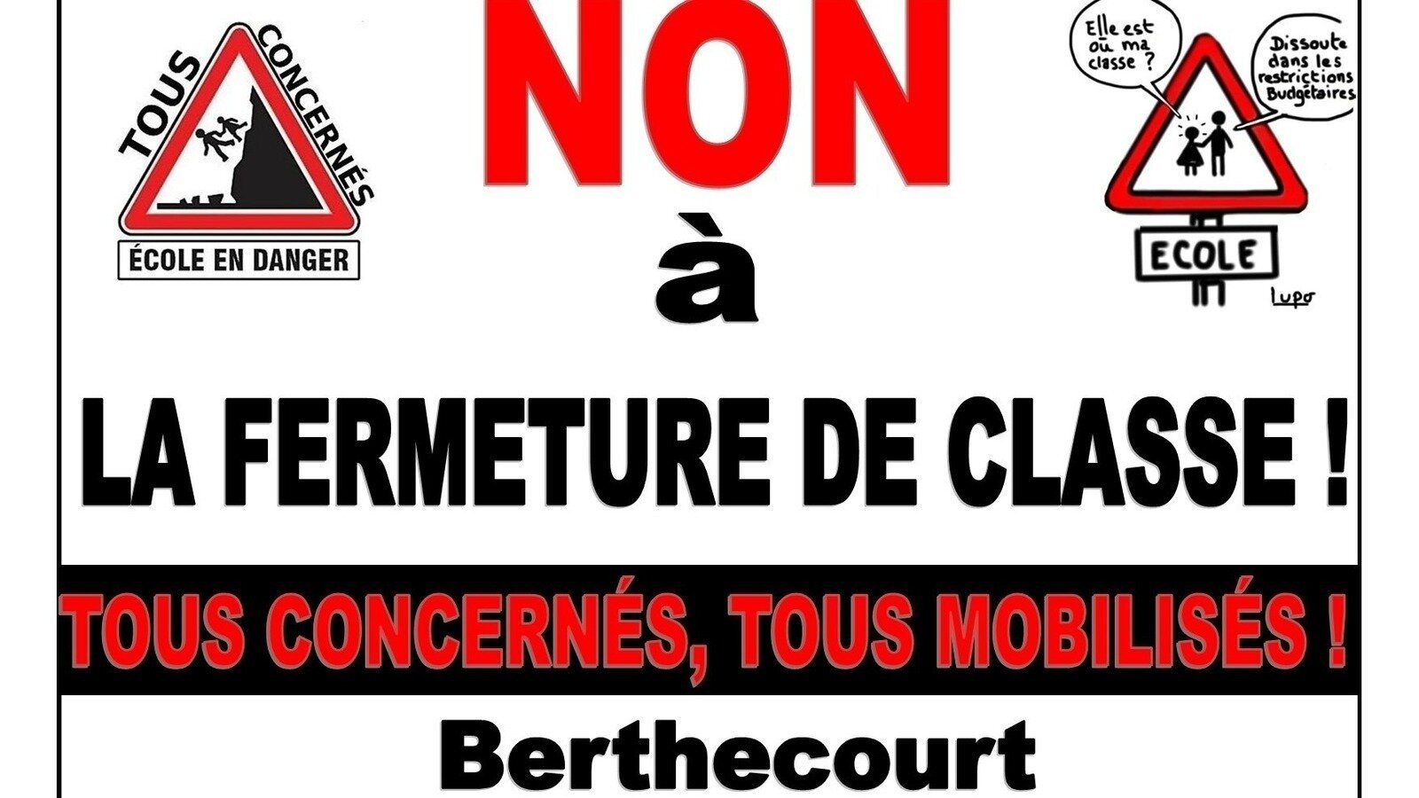 Pétition · Fermeture de classe - France · Change.org