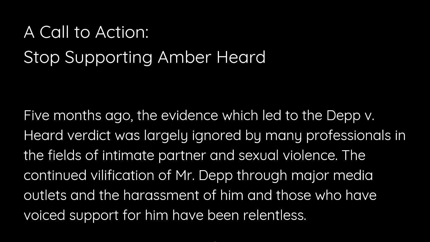 Petition · Stop Supporting Amber Heard - United States · Change.org