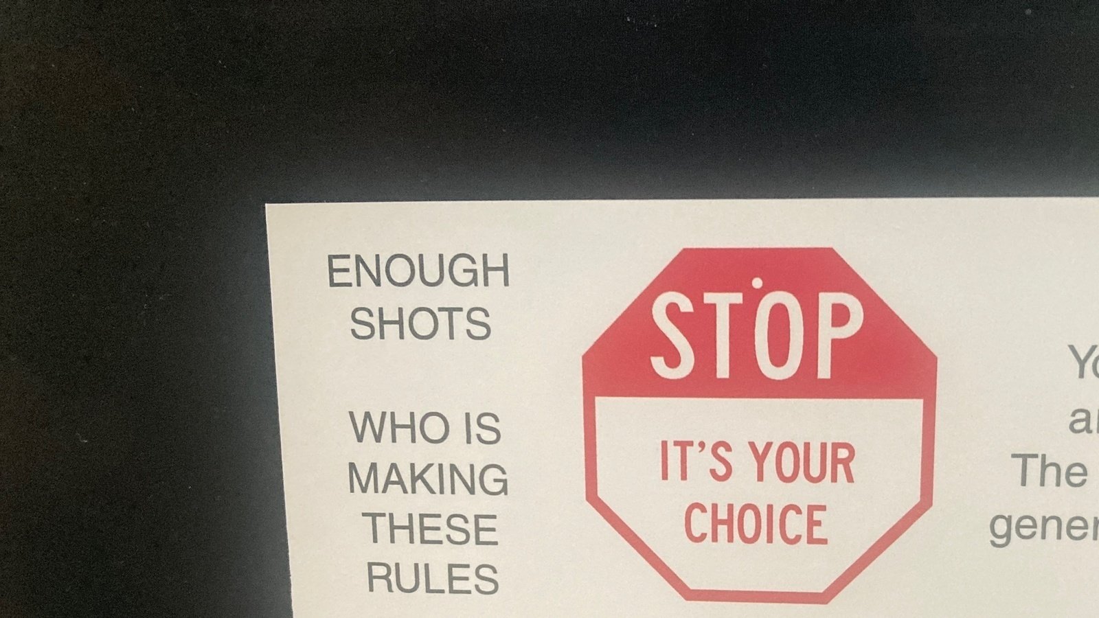 Petition · No more Shots Stop the Mandates - United States · Change.org