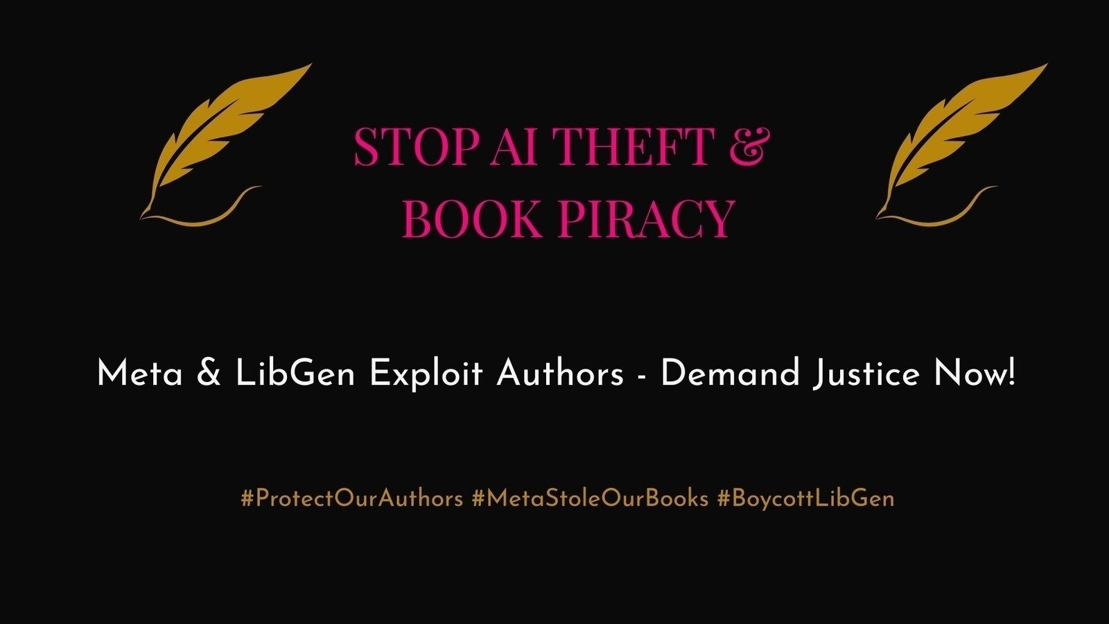 Petition · Stop the Theft: Hold Meta & AI Developers Accountable for ...