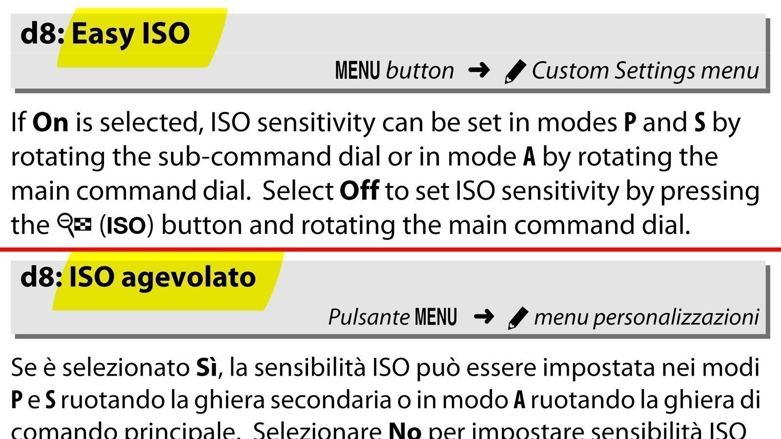 Petizione · Add "Easy ISO" mode on all Nikon cameras - Italia · Change.org