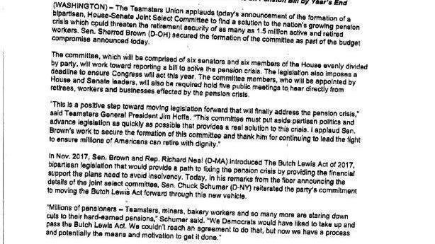 Petition · The Butch Lewis Act - make America great again. - United ...