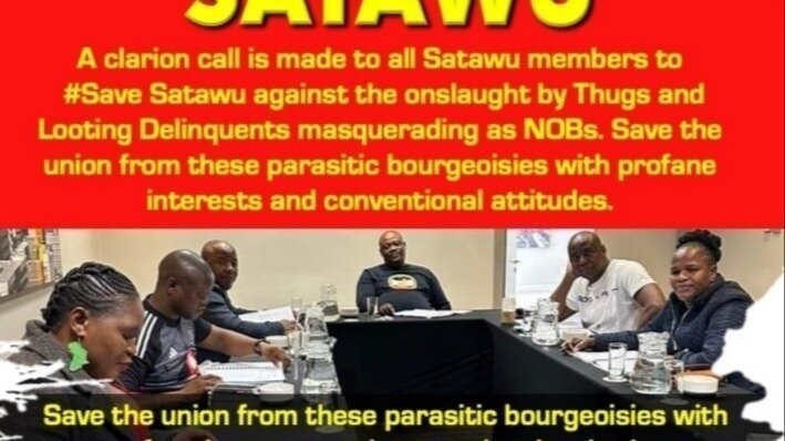 Petition · SAVE SATAWU, Reject the expulsions and demand for the ...