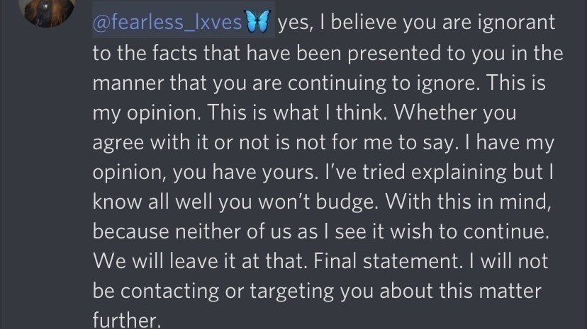Petition · Demote Fearless_lxves - United States · Change.org