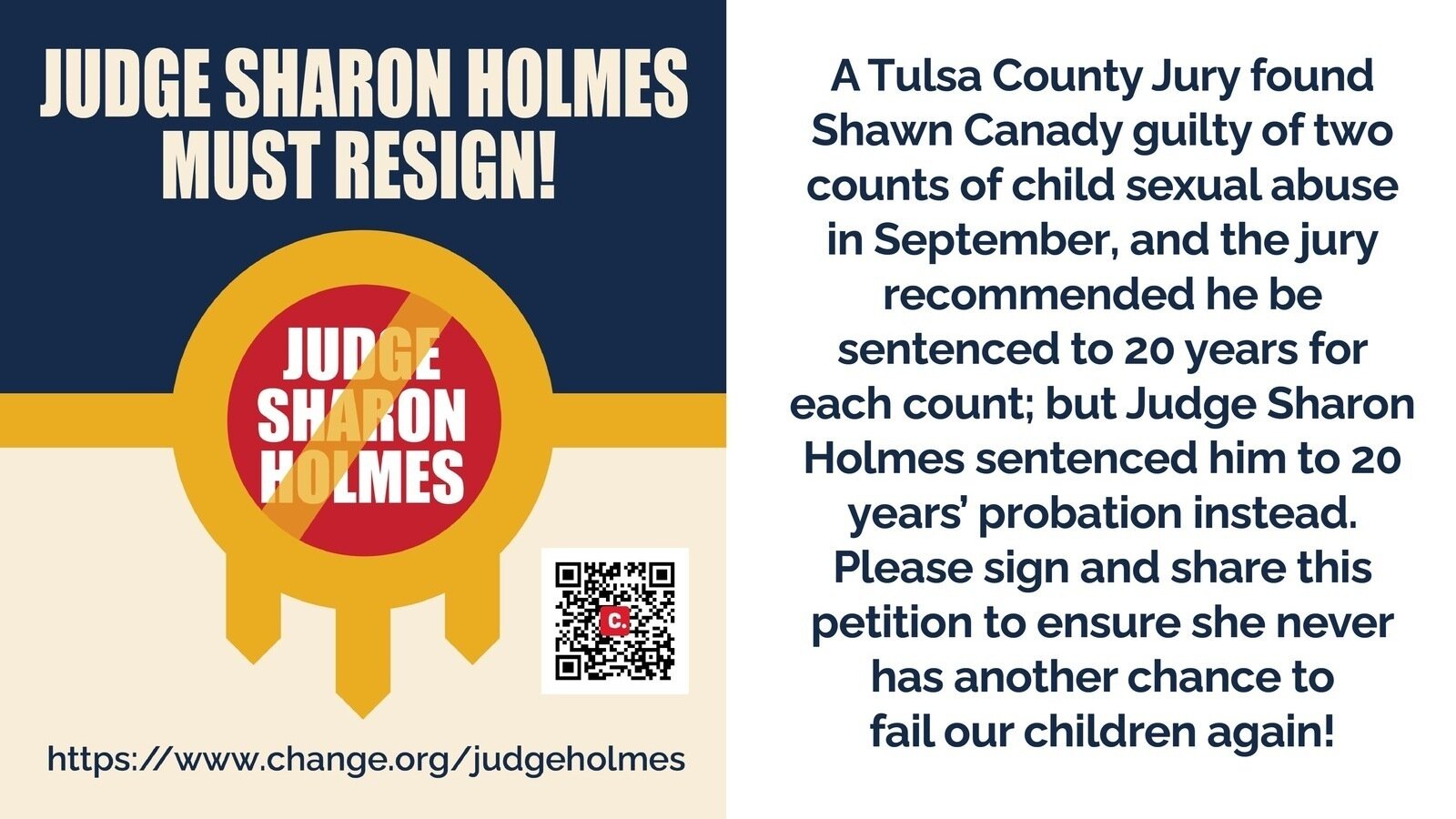 Petition · Demand the Immediate Resignation of Tulsa County Judge ...