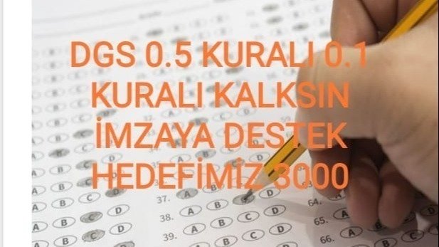 Kampanya · DGS 05 kuralı kaldırılsın herkes istedi bölümü okusun ...