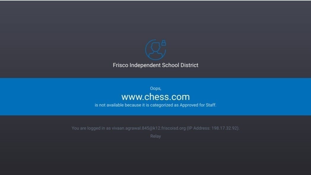 Petition · Unblock Chess . com - Frisco, United States · Change.org