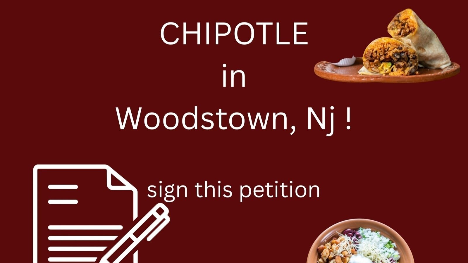Petition · Bring Chipotle to Woodstown's Empty Lot - Woodstown, United ...