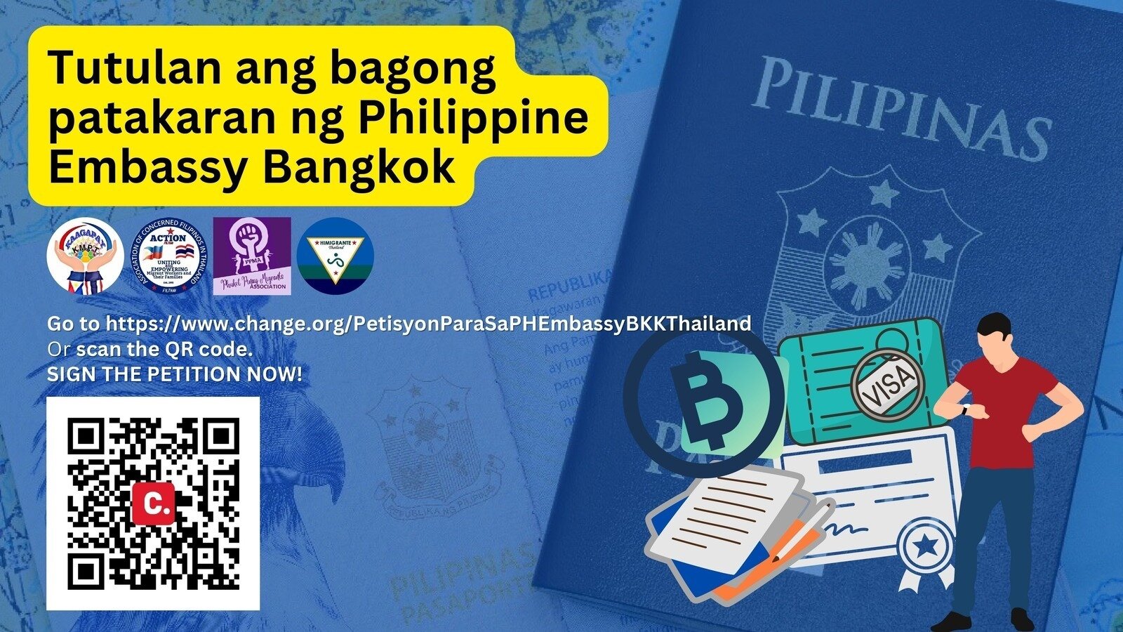 Petition · PETISYON NG PAGTUTOL SA BAGONG PATAKARAN NG PHILIPPINE EMBASSY, BANGKOK - Thailand ...
