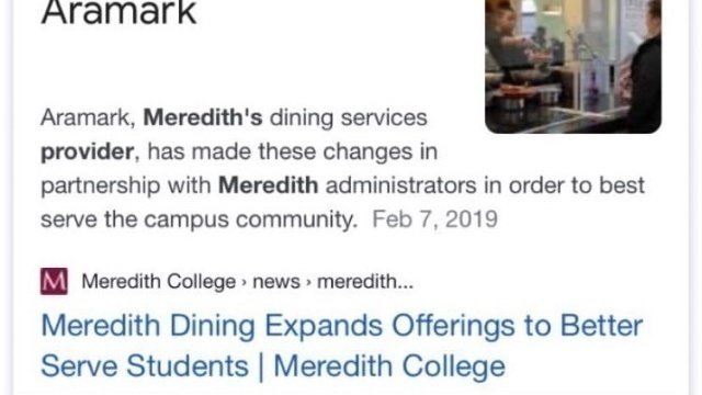 Petition · Meredith College To End The Contract With Aramark. - United ...