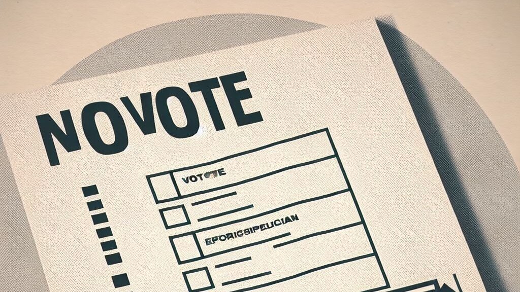 Petition · Establish a ‘No Vote’ option on all Ballot Papers for the ...