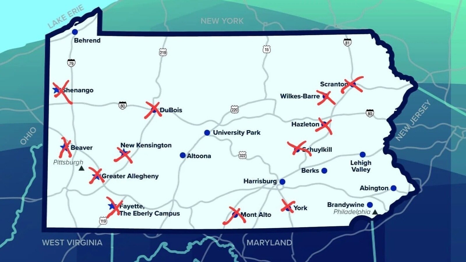 Petition · Stop the Penn State commonwealth campus closures! - United ...