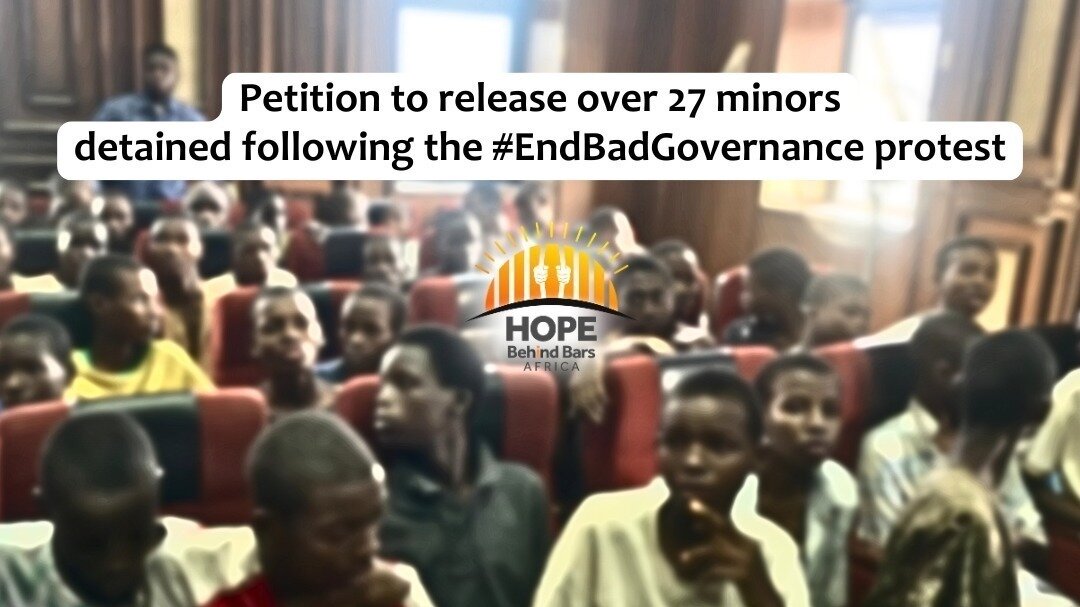 Petition · Release the Minors Detained for the #EndBadGovernance ...