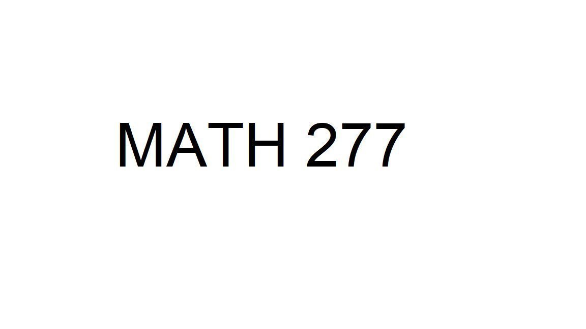 Petition · Petition for MATH 277 to actually have a study plan in the ...