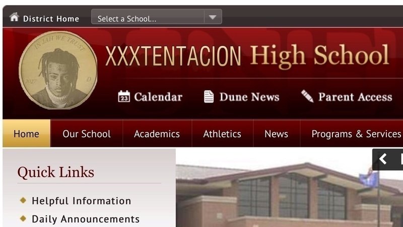 Petition · Change Chesterton High School to XXXTENTACION High School ...