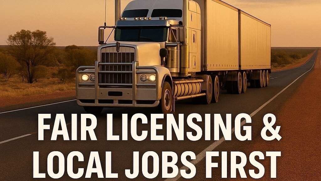 Petition · Support Aussie Truck Drivers: Fair Licensing & Local Jobs ...