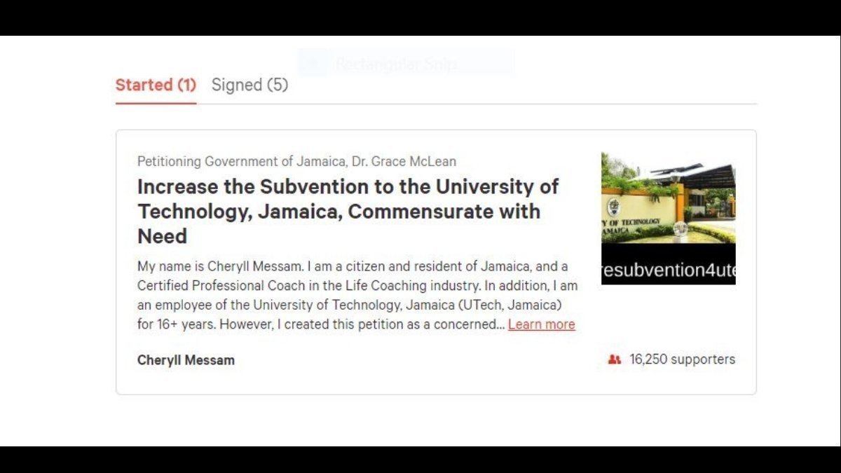 Petition update · Day 10-Post Submission| A Petition And The ...