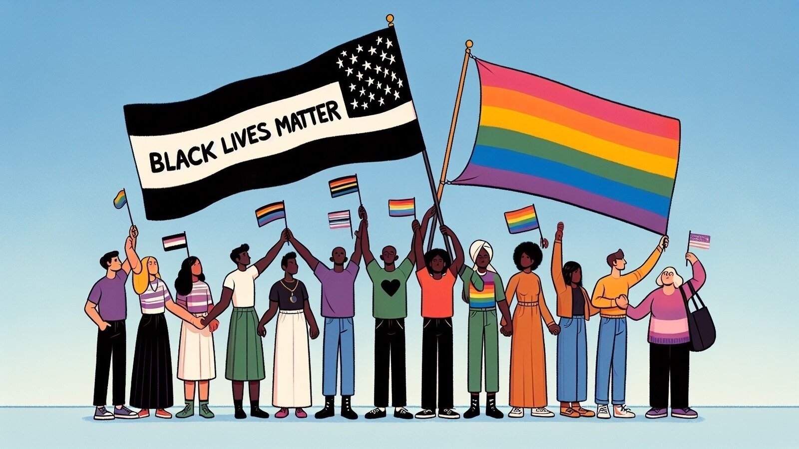 Petition · Urge for Recognition of Black Lives Matter and LGBTQ Flags ...