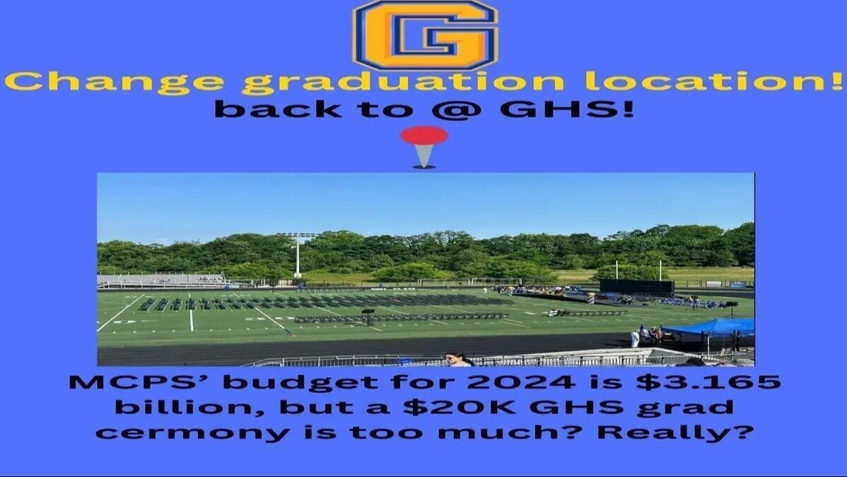 Petition · Relocate Gaithersburg High School's 2024 Graduation back to ...