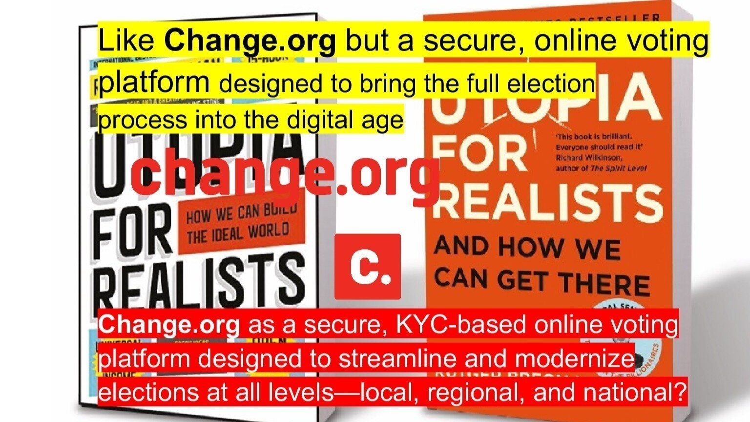 Petition · Upgrade pls: Change . org as an Online voting system for ...