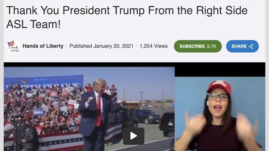 Petition · Remove Heather Mewshaw from ASL Interpreting for the White ...