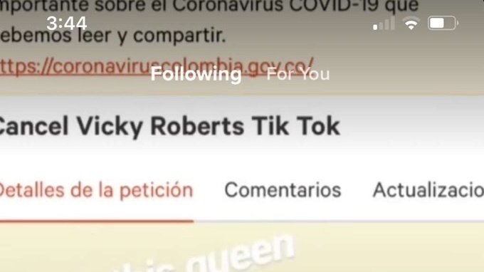 Petition · Cancel Vicky Roberts Tik Tok - United States · Change.org