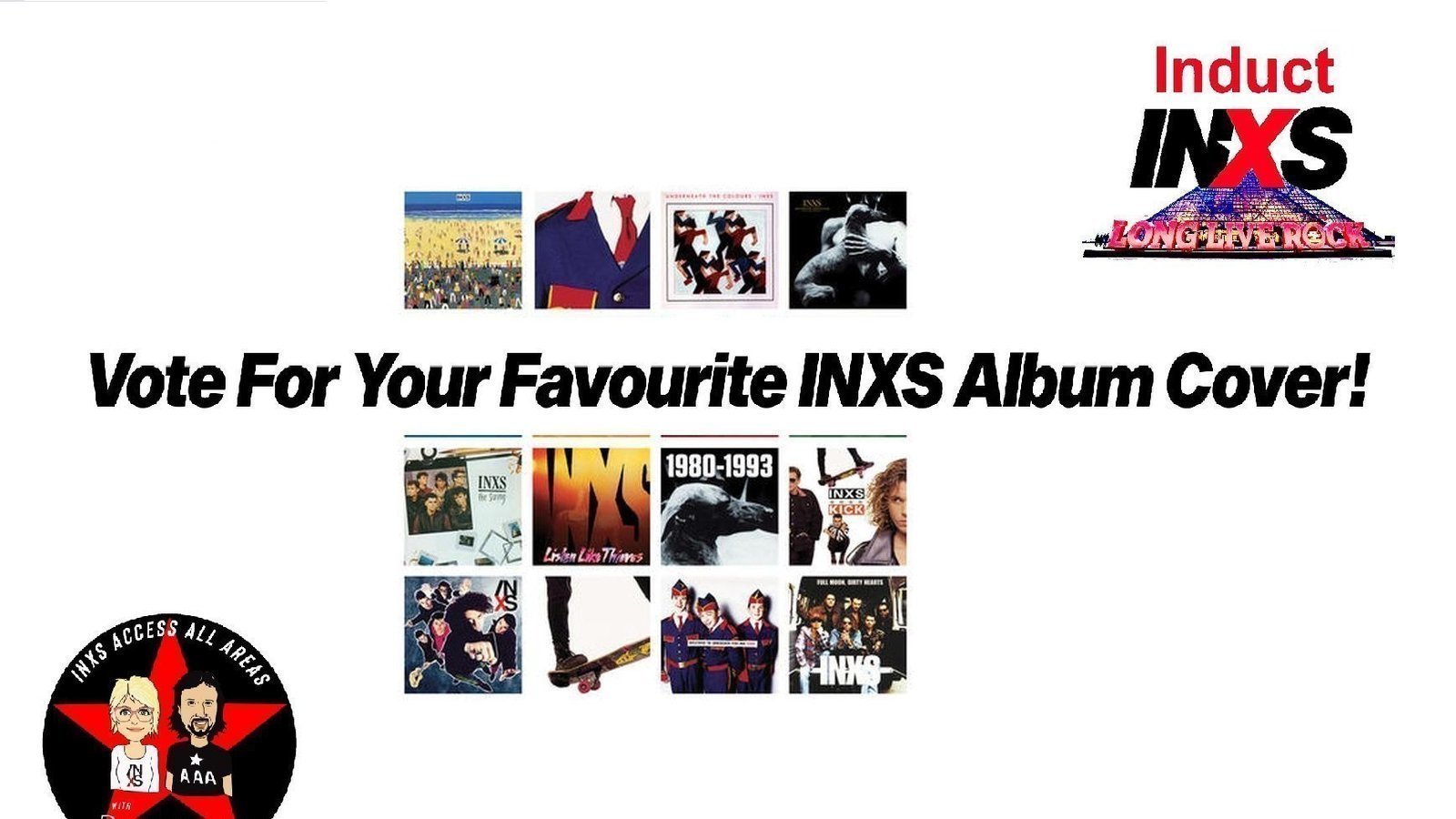 Petition update · What Is Your Favourite INXS Album Cover Design ...