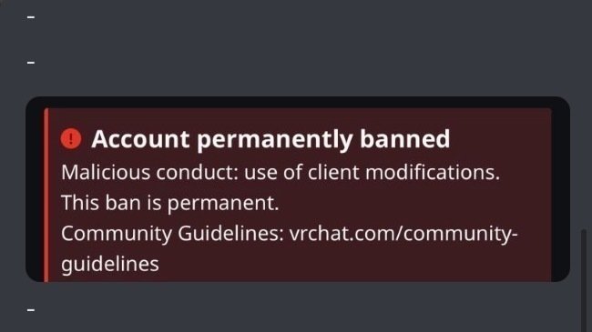 Petition · Undo The VrChat Ban Wave of Dec . 13 2022 - United States ...