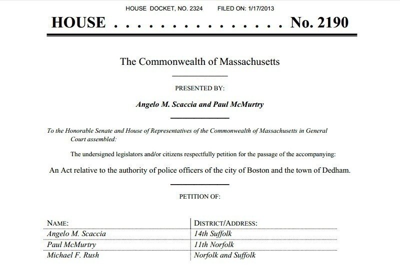 Petition · Senator James Timilty & Rep. Harold Naughton: The ...